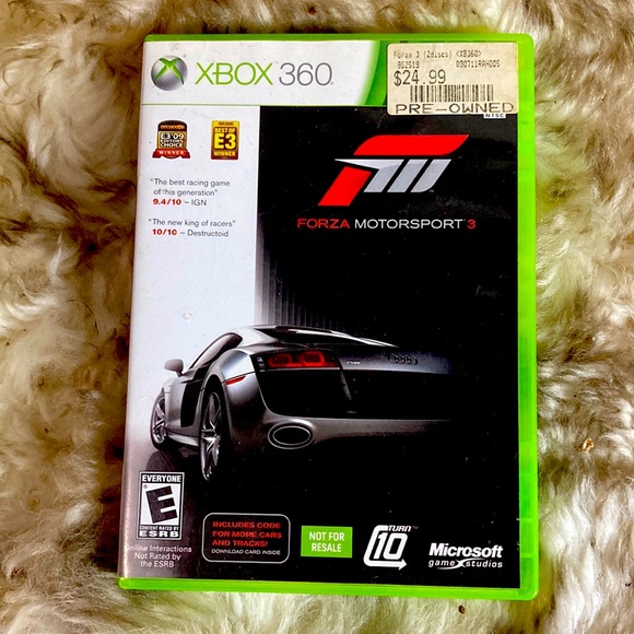 Video Games & Consoles | Forza Motorsport Three Xbox 36 Video Game ...